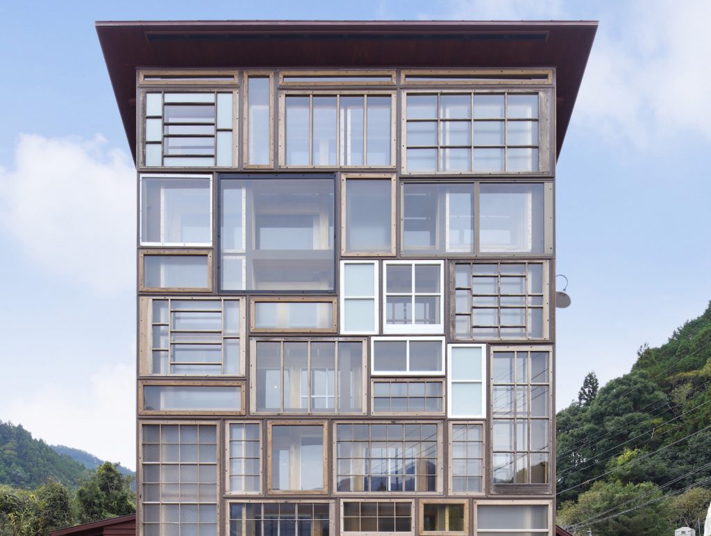 Zero-waste Japanese Town Builds Unique Building From Reclaimed Building ...