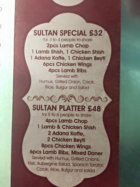 Sultan Restaurant Image gallery and photos - IG1 4TA - Ilford | View