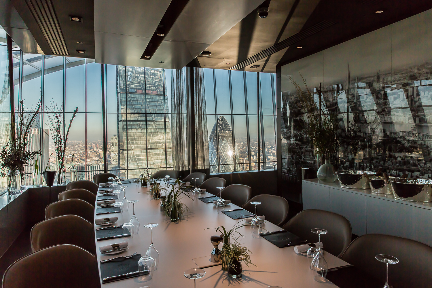 Fenchurch Restaurant Image gallery and photos - EC3M 8AF - London | View