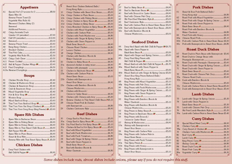 Beijing Cuisine Image gallery and photos - TR13 8ER - Helston | View