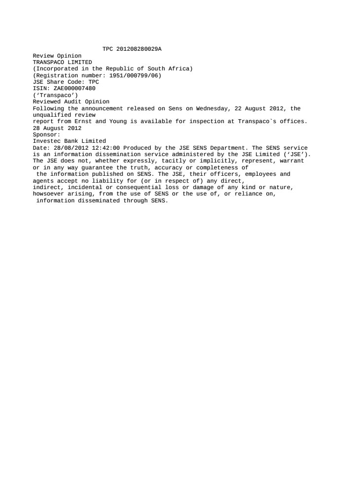 transpaco-limited-review-opinion