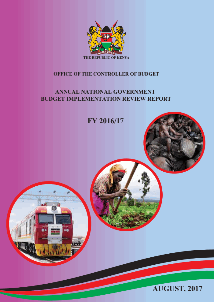Annual National Government Budget Report 2016 2017