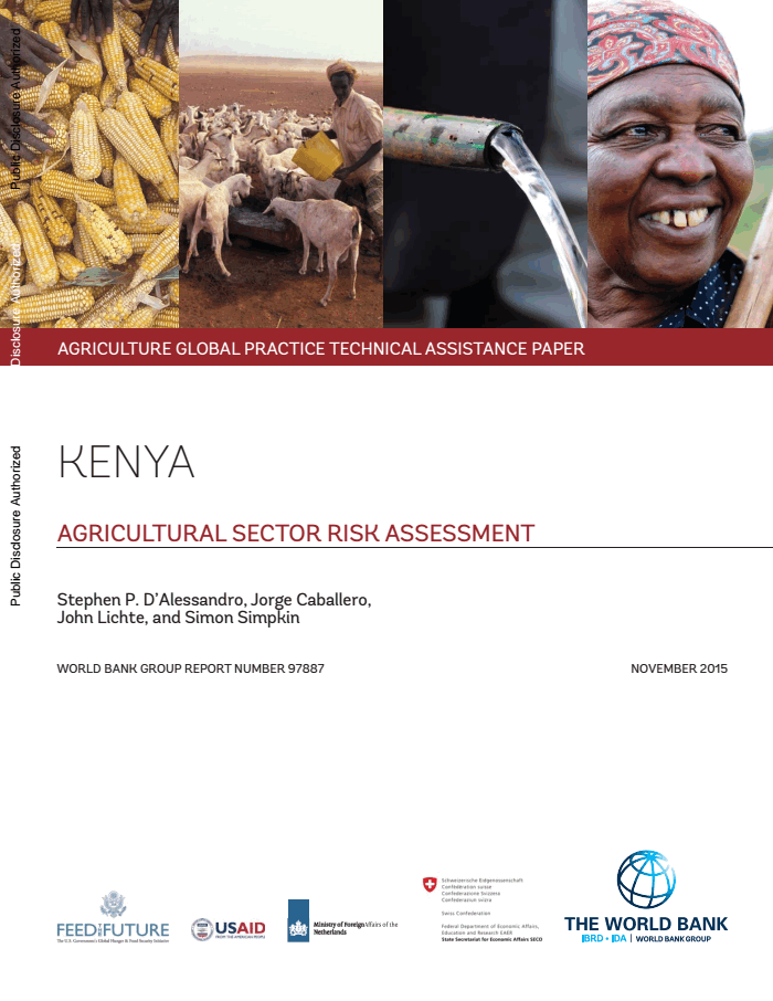 Kenya Agricultural Sector Risk Assessment WorldBank
