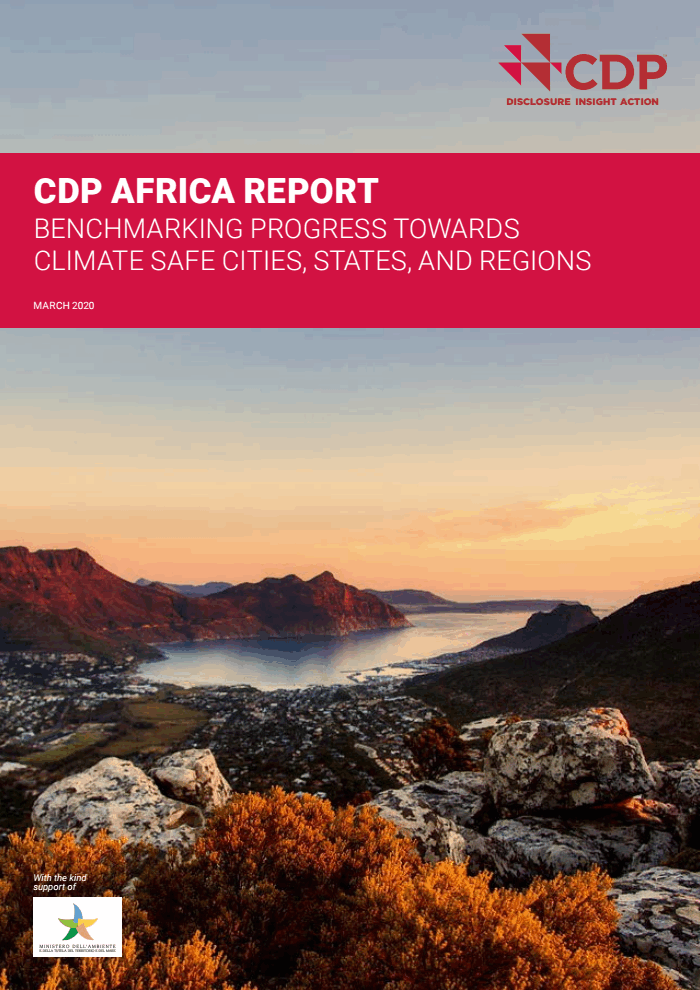 CDP Africa Report - Benchmarking Progress Towards Climate Safe Cities ...