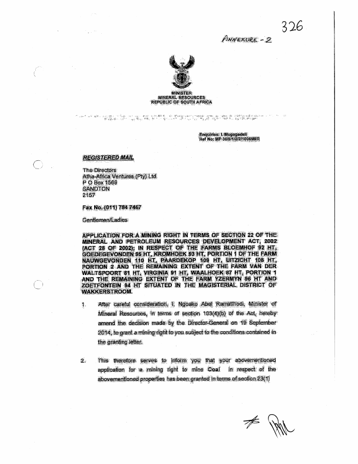 Amended-Mining-Right