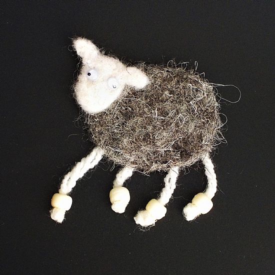 Roses Workshop - British Wool and Harris Tweed | Felt fridge magnets