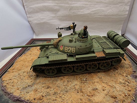 Soviet T-55A Tank 1/35 Scale built model