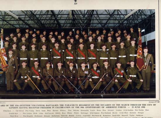 15th Scottish Battalion Parachute Regiment Clearance ...