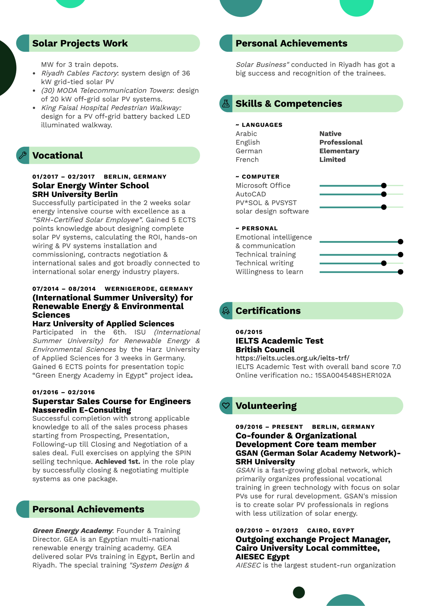 Business Development Engineer Resume Sample | Kickresume