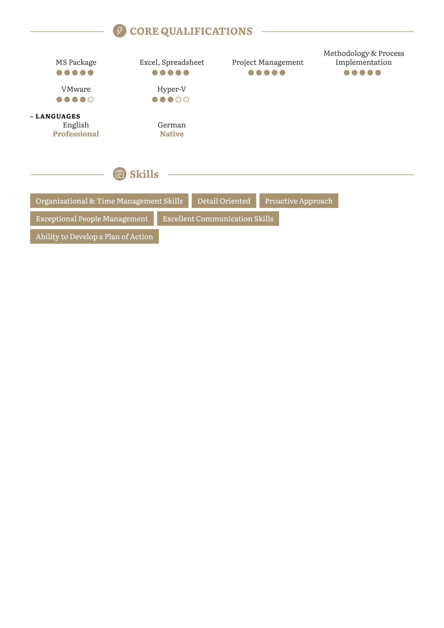 Cloud Project Manager Resume Sample | Kickresume