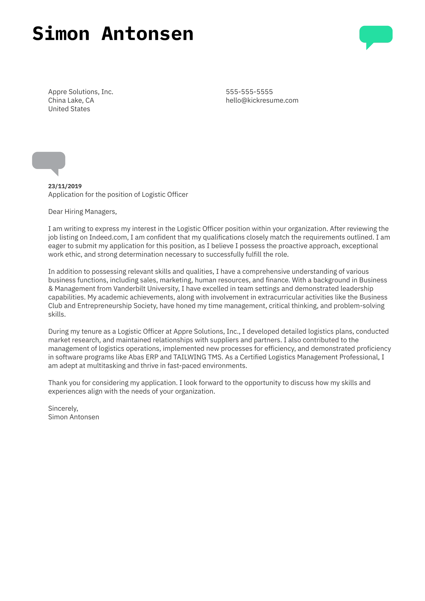 Cover Letter Examples For Job Applications For Your Needs Letter 