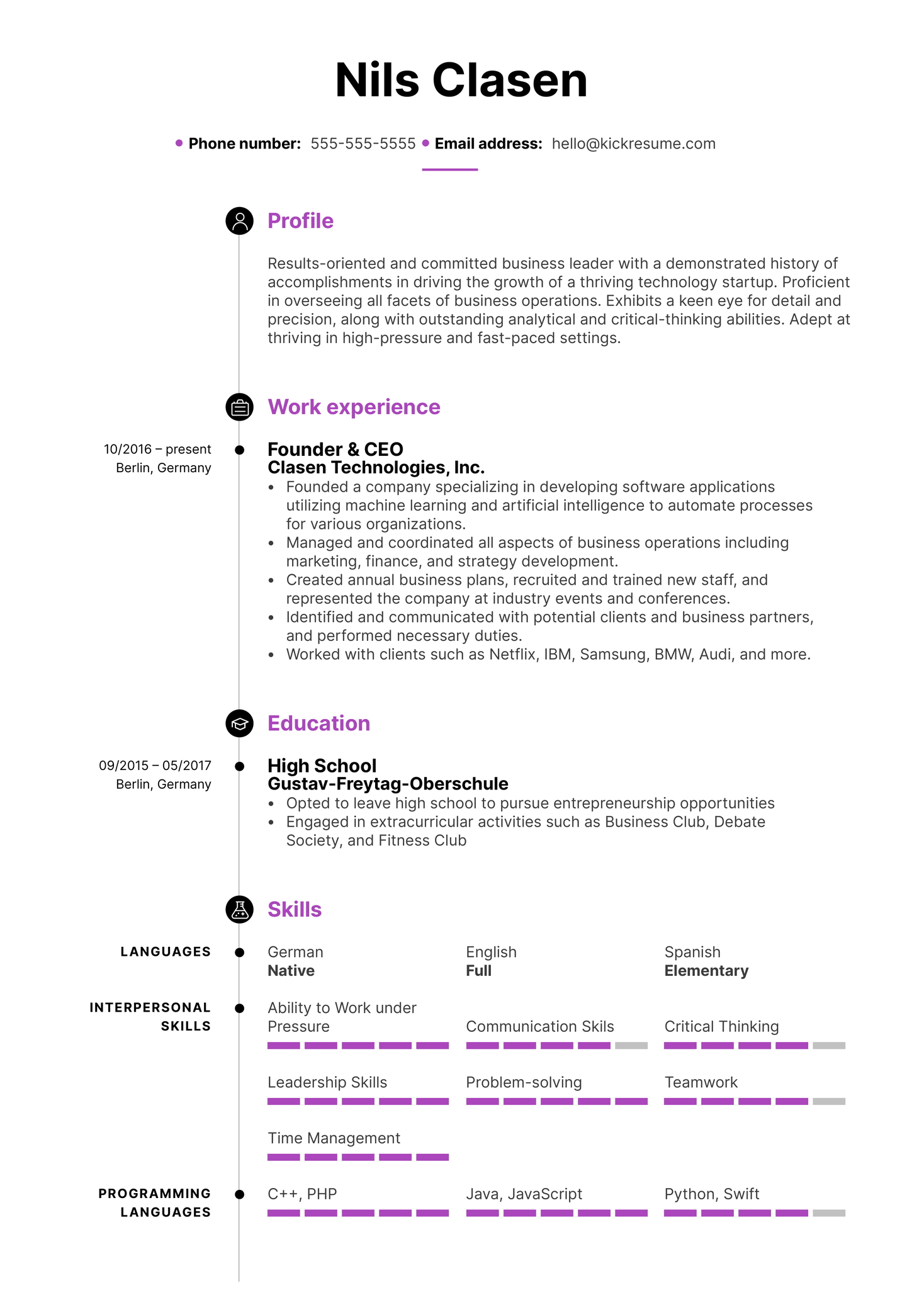 High School Graduate Resume Example Bank2home