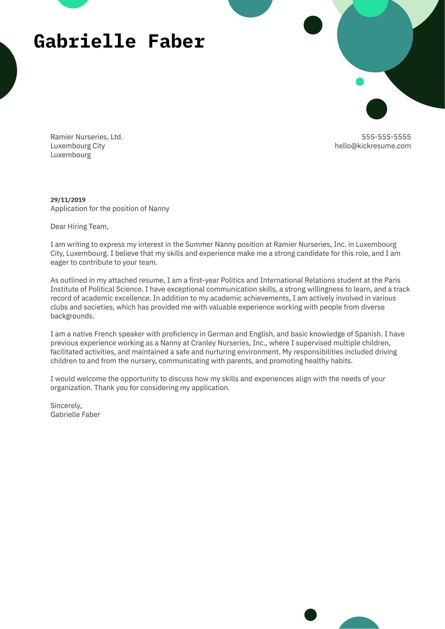 Good Job Cover Letter Examples Large Concept Stylish