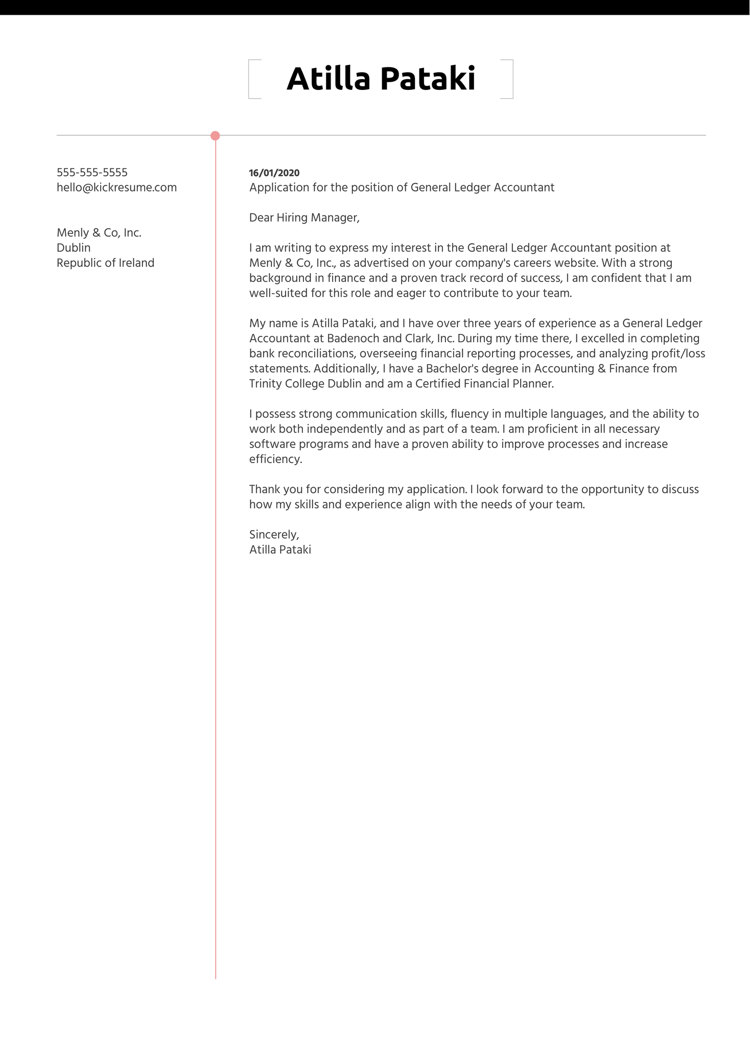 15 Cover Letter Examples Accounting Cover Letter Example Cover 