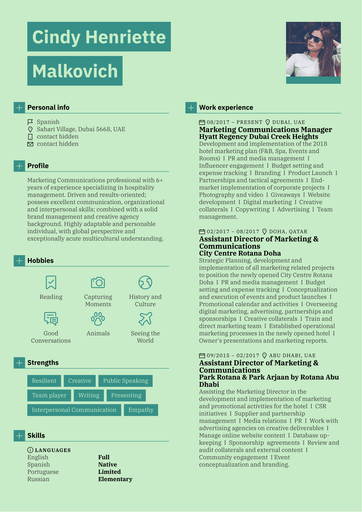 Marketing Communications Manager Resume Example Kickresume