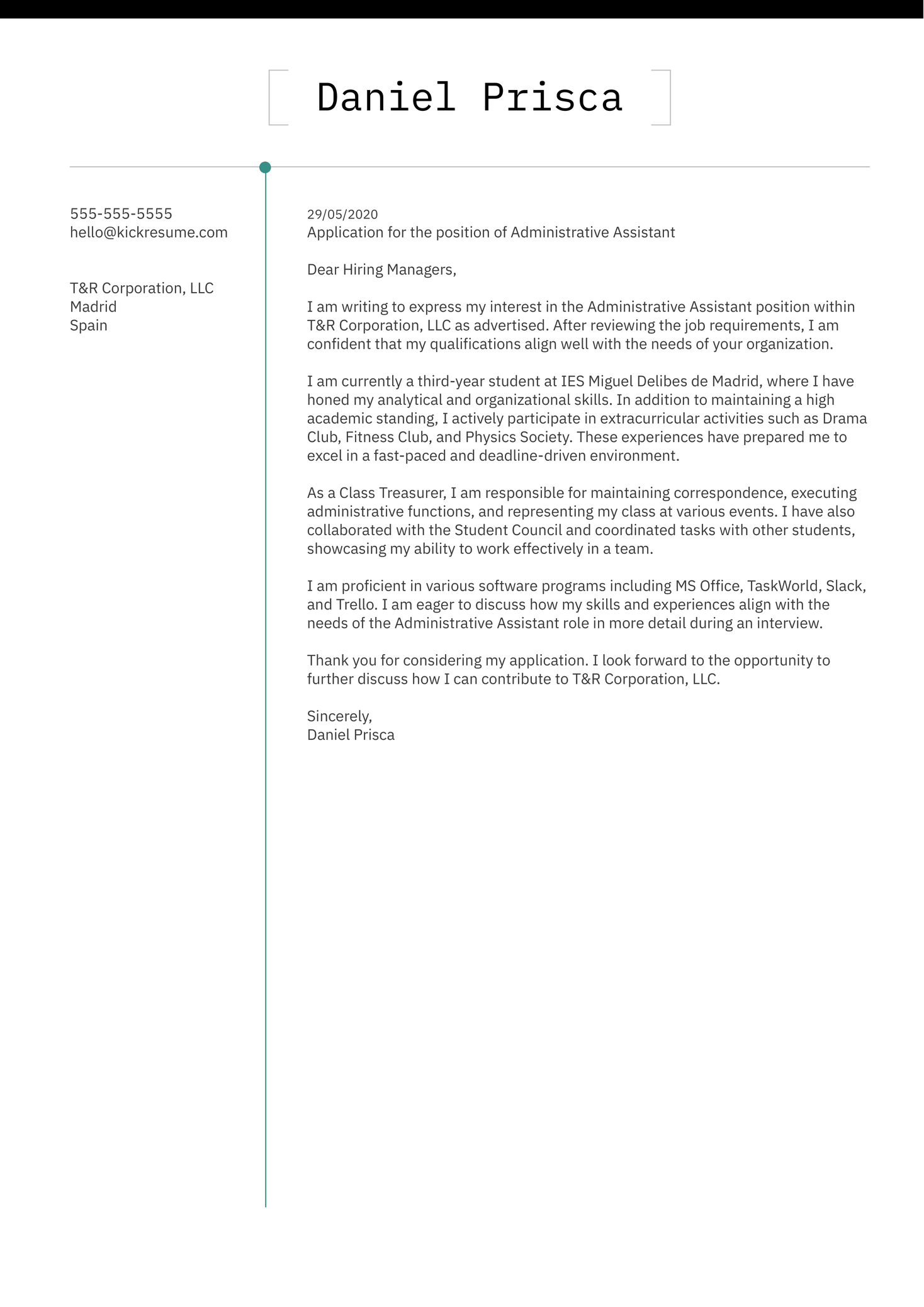 34 Cover Letter For Marketing Job With No Experience