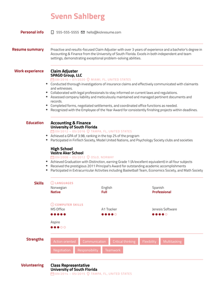Original Mediator Resume Example | Kickresume