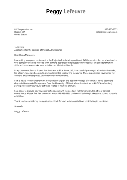 Maersk Business Partner CV Example | Kickresume