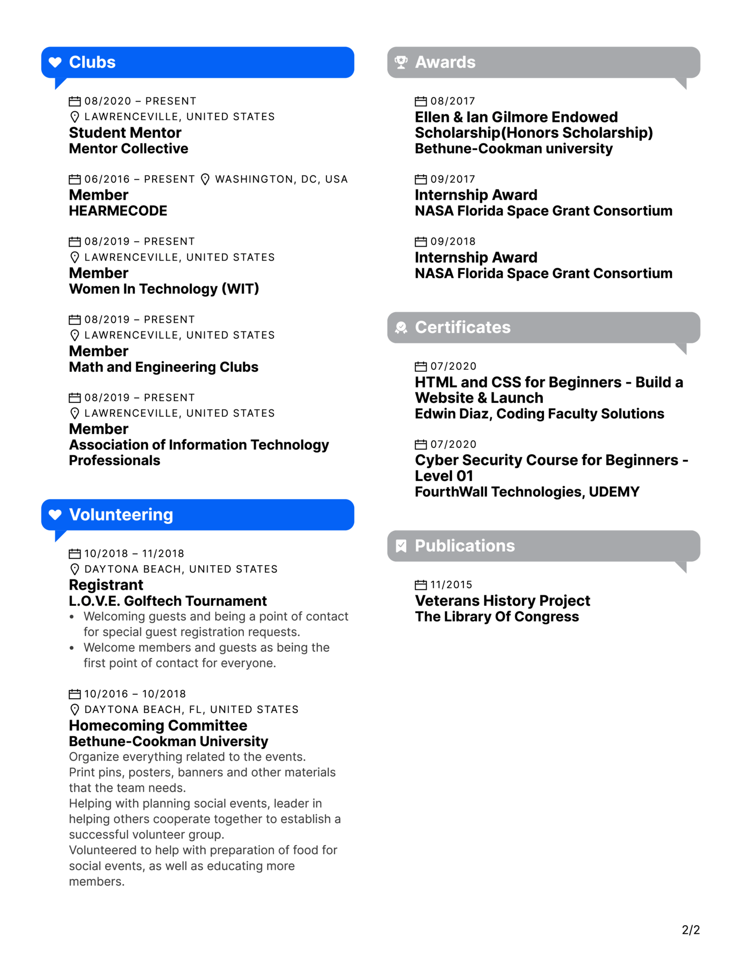 Student Assistant at Georgia Gwinnett College Resume Sample | Kickresume