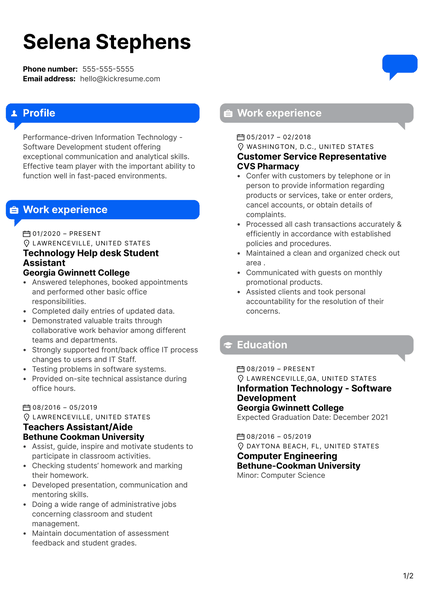 Esempio di CV per coordinatore di eventi Erasmus | Kickresume