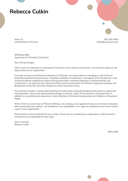 Activity Assistant Cover Letter Sample | Kickresume