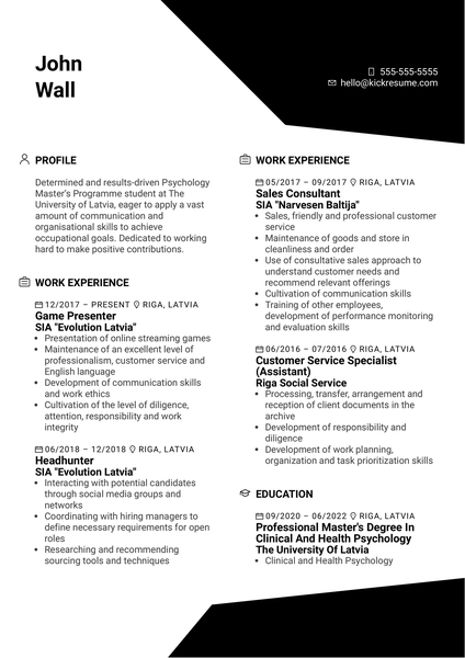 BBVA Compass Banker Resume Sample | Kickresume