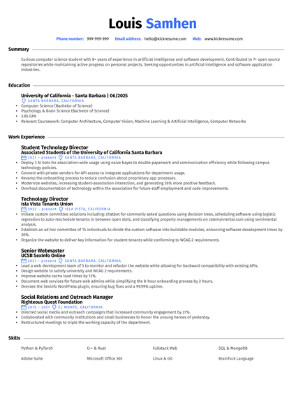 Lead Devops Engineer Resume Sample | Kickresume