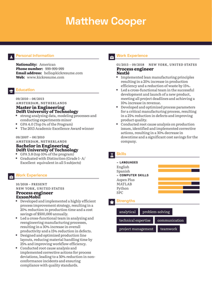 RF Engineer Resume Sample | Kickresume