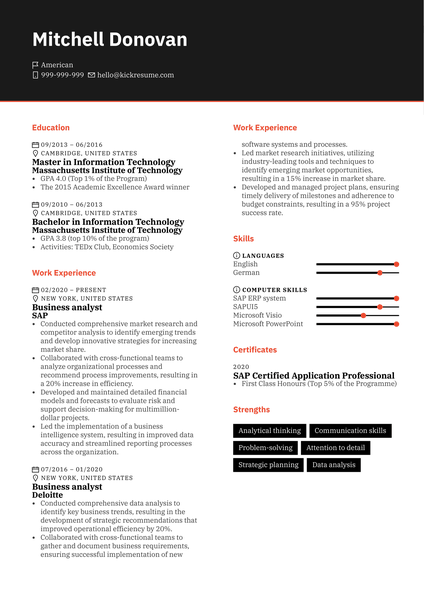 Economist Resume Sample | Kickresume