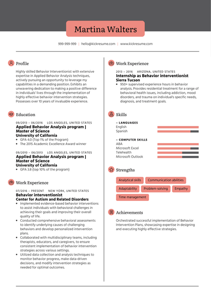 Beautician Resume Sample | Kickresume