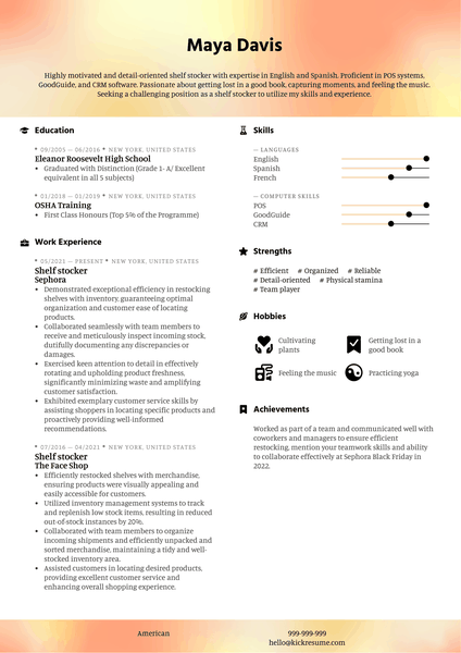 Telephone operator Resume Sample | Kickresume