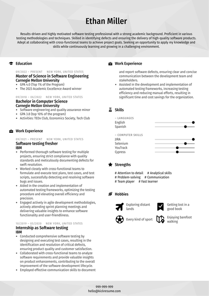 IOS Developer Resume Sample | Kickresume