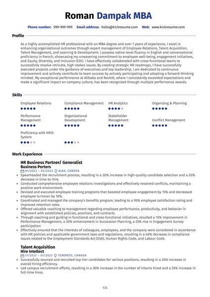 Training Specialist at Evolution Resume Sample | Kickresume