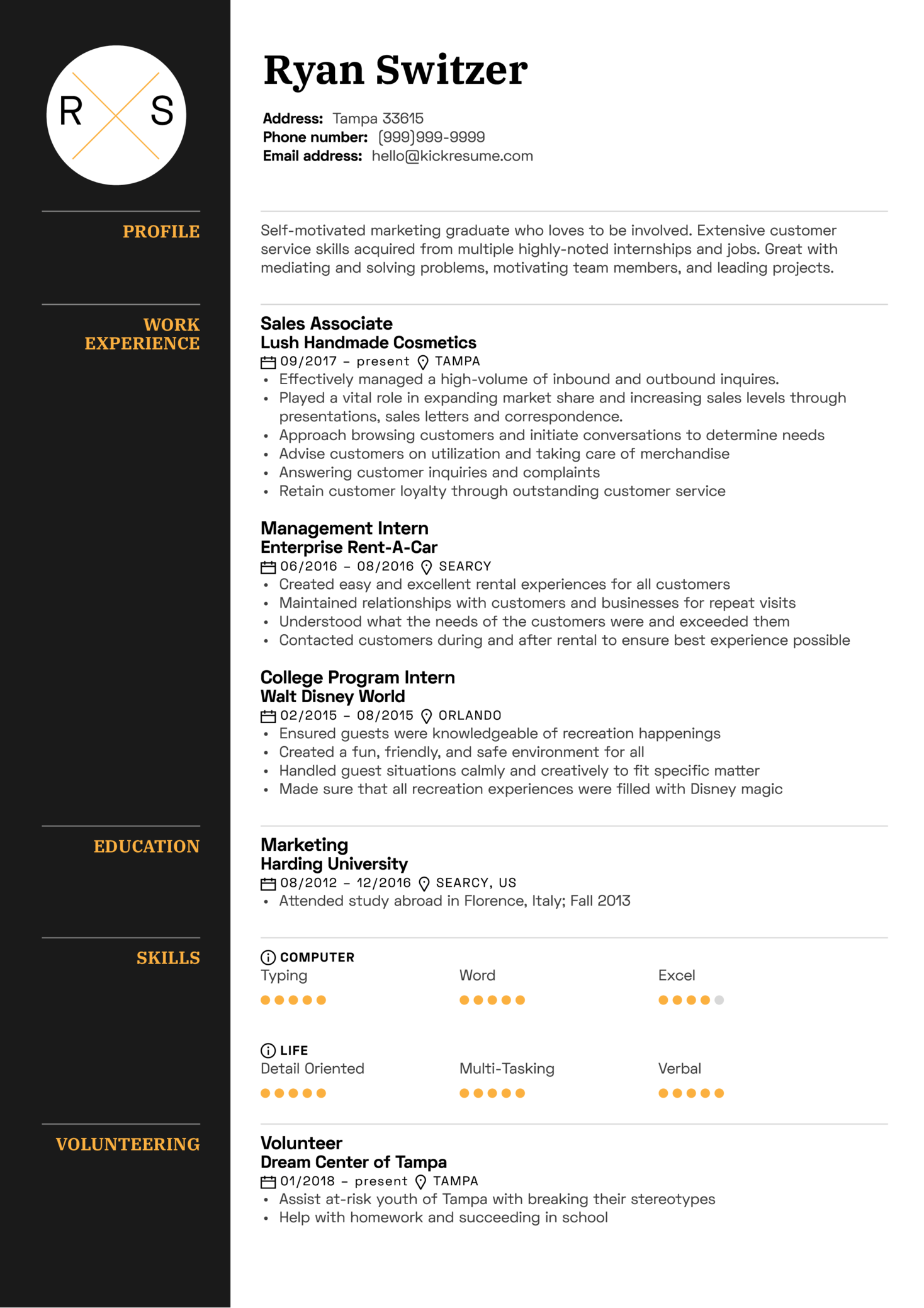 Resume Examples By Real People Sales Associate Resume Template 
