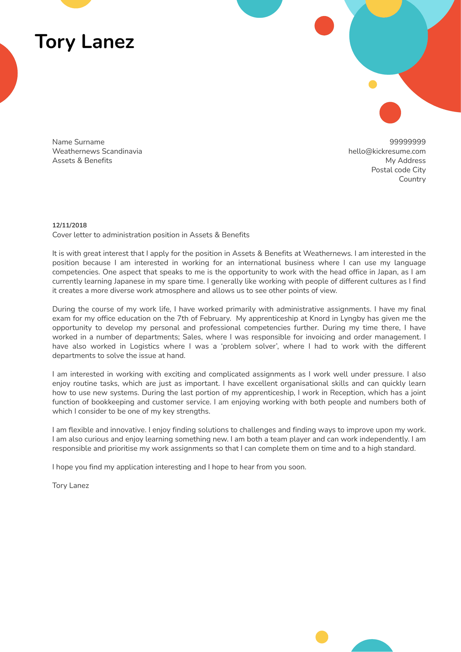 Cover Letter For Office Assistant For Your Needs Letter Template 