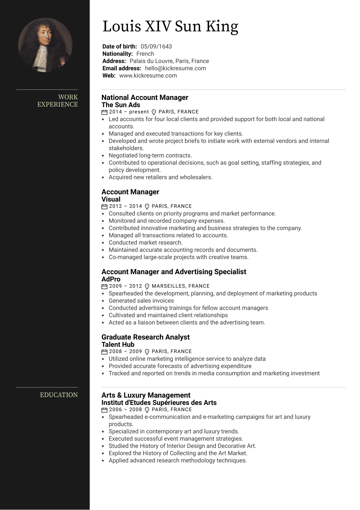 Account Manager Job Description For Resume Free 21 Sample Account 