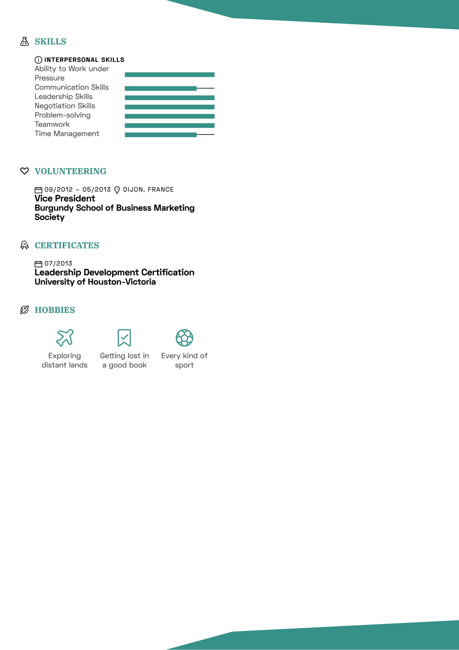 Publisher Resume Template Kickresume