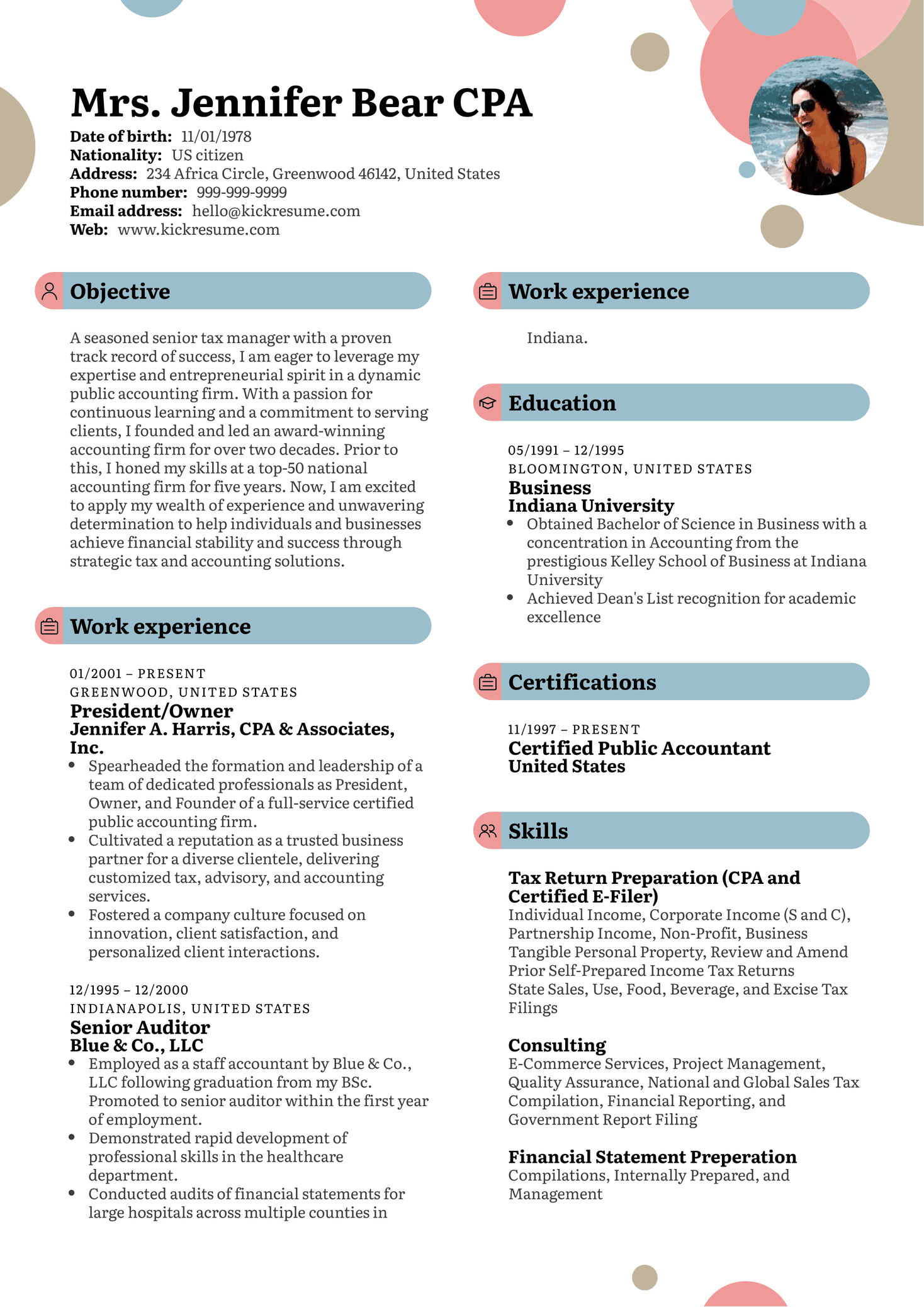 Resume Examples By Real People Senior Manager Resume Example Kickresume