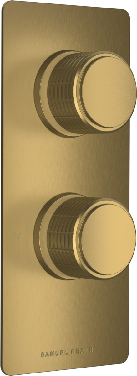 Trim set for V134-IS thermostatic valve, one volume control | Samuel Heath