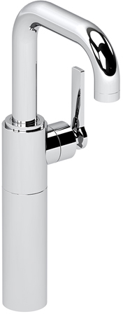 Tall single lever basin mixer, right handed | Samuel Heath