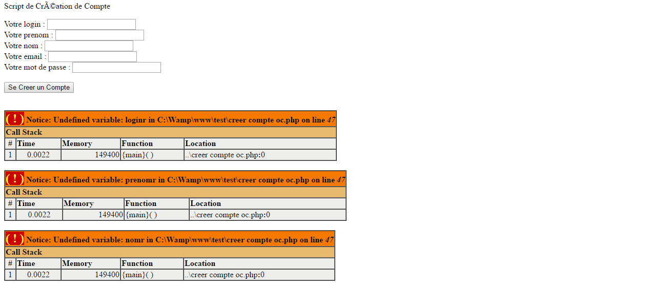 Php Mysql Je Ne Trouve Pas Ma Faute Par Thomasfauchet Page 1 Openclassrooms