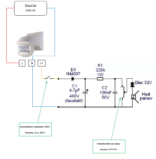 Brancher H-P avec un détecteur de présence par Foian - OpenClassrooms