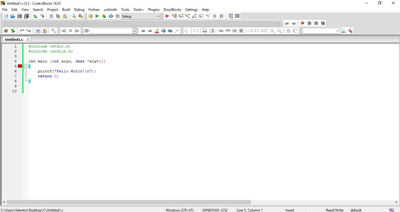 [Résolu] Probleme C sur CodeBlocks - page 1 - OpenClassrooms