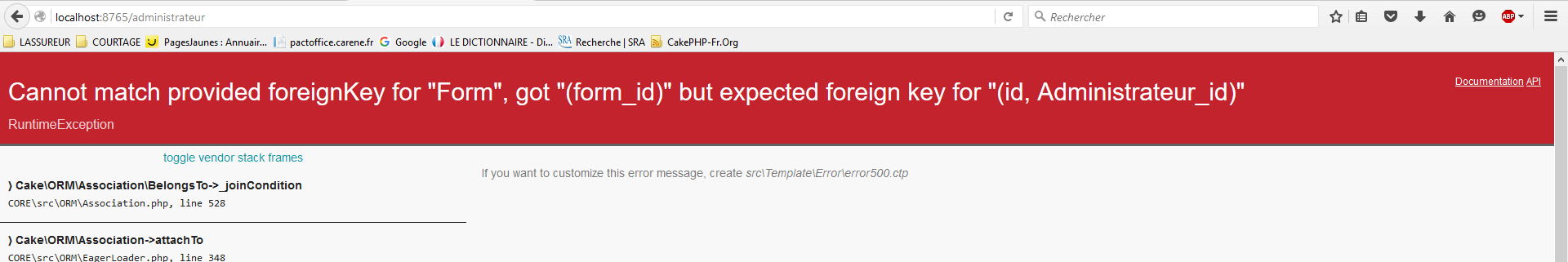 Probléme avec framework CakePhP par PAldomor - page 1 - OpenClassrooms
