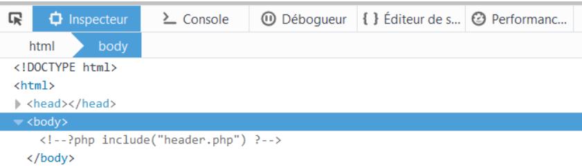 Code Php Transformé En Commentaire Par Afafbenrabia1 Page 1 Openclassrooms