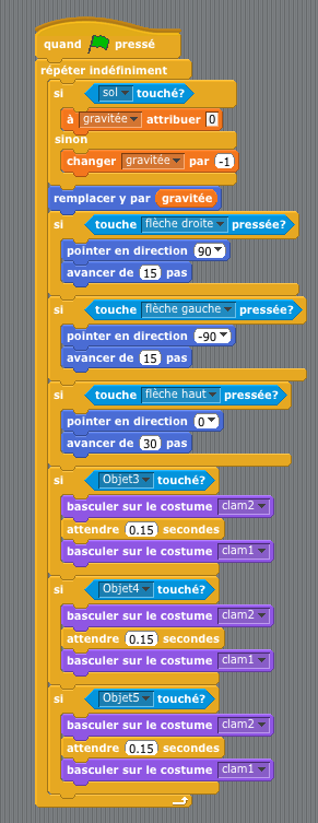 Aide algorigramme - Retranscrire programme scratch en algorigramme par ...