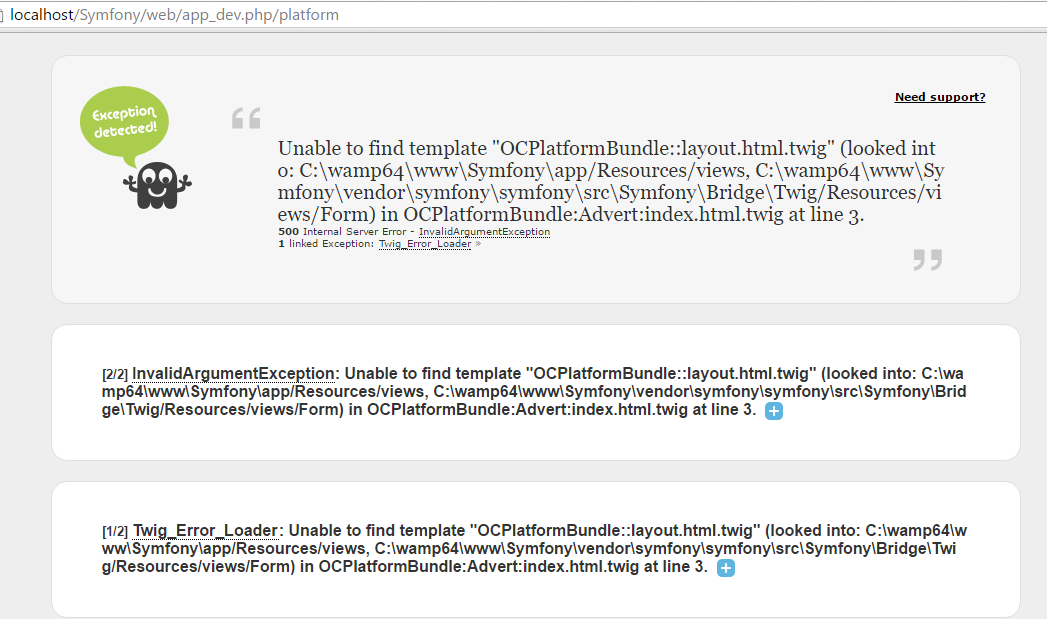 [symfony 3] Problème De Layout Par Xagn121 Page 1 Openclassrooms