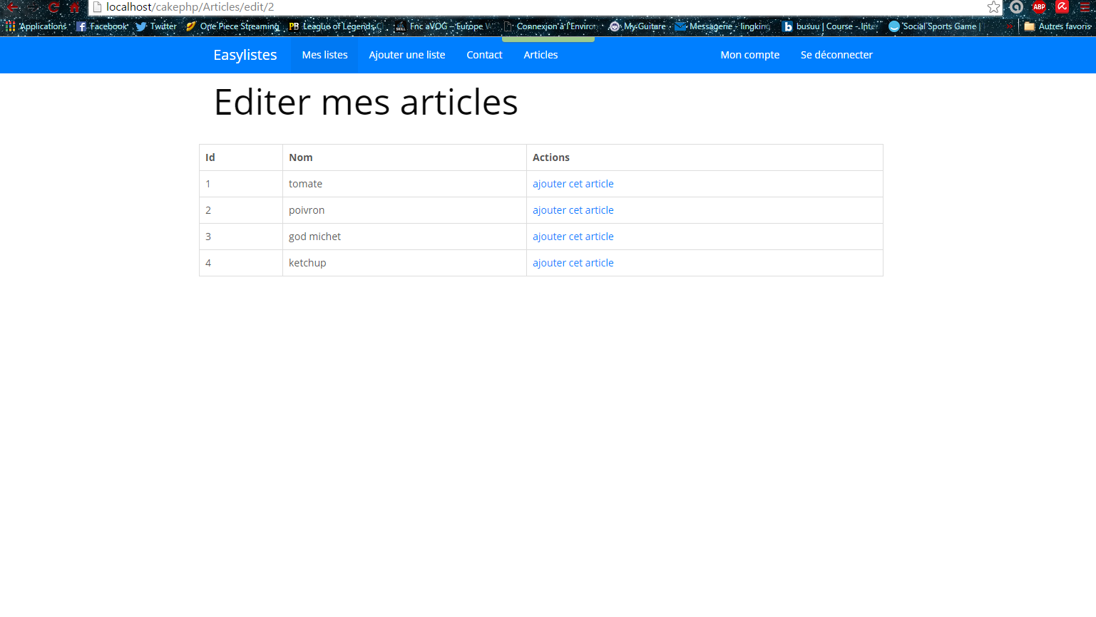Lier deux Model sur cakephp par LéoMillerand1 - page 1 - OpenClassrooms