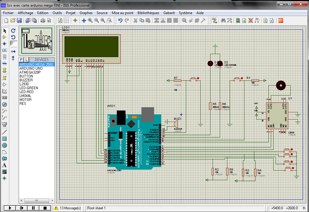 Problème lors de la simulation isis\Arduino LCD par CidJ - page 1 ...