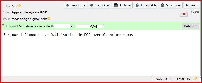 MOOC Échangez par e-mail en toute sécurité par Coyote - OpenClassrooms